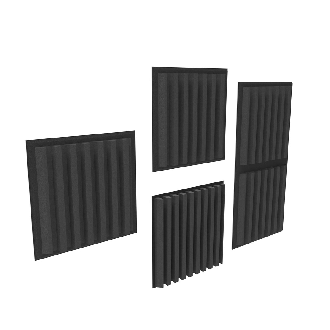 Absorber Panel 4 Type Model - TurboSquid 2296655