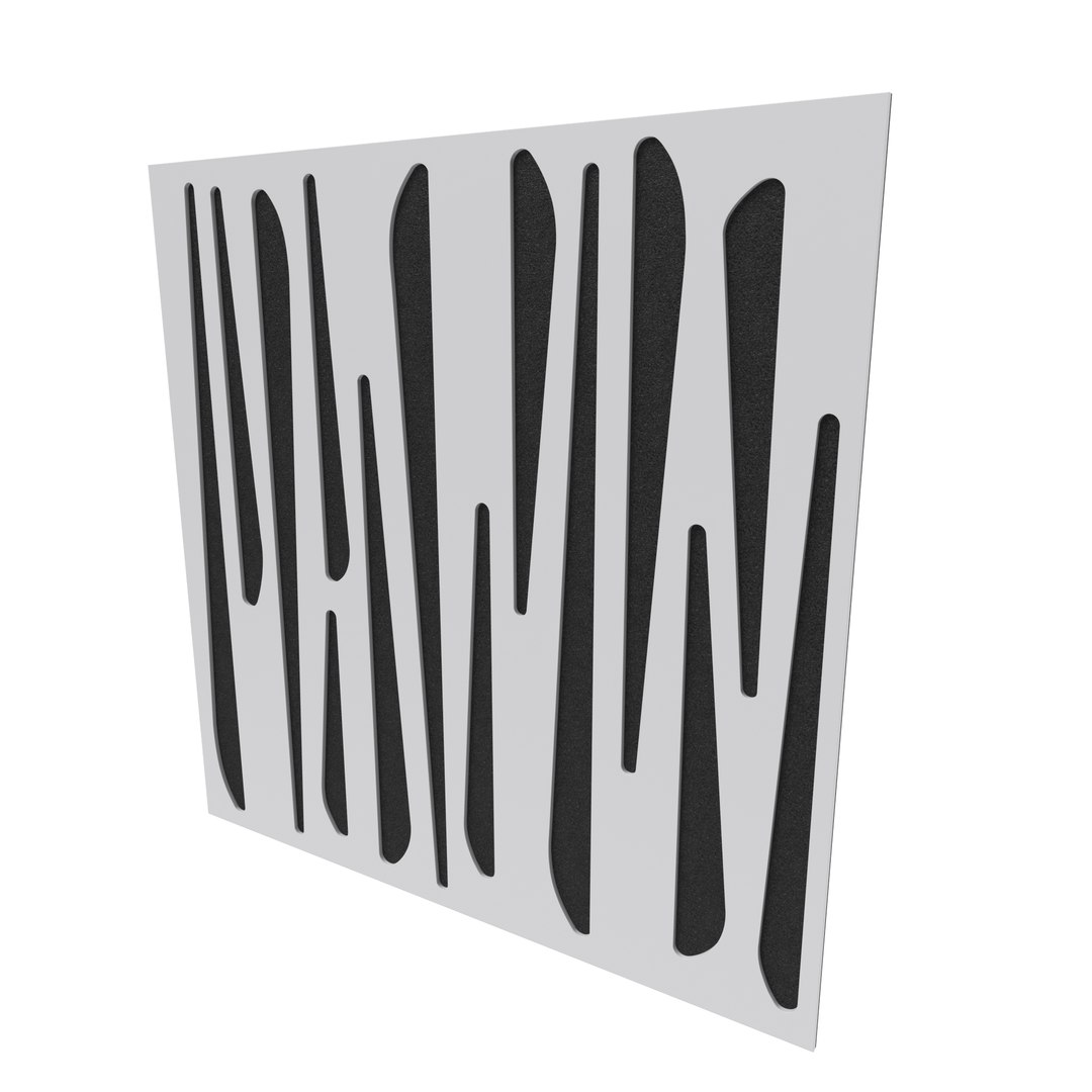 Absorber Panel 4 Type Model - TurboSquid 2296655