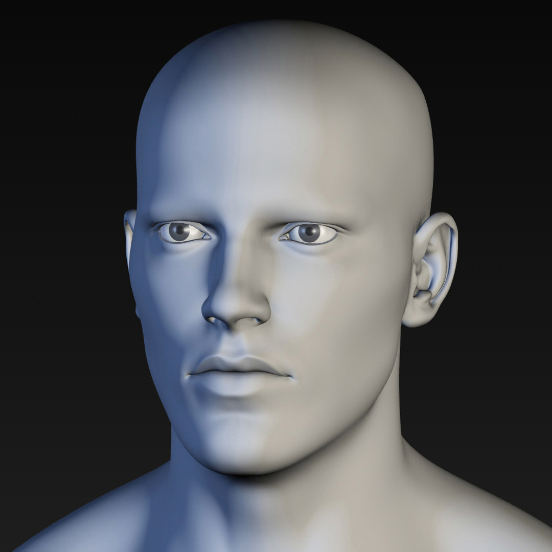 realistic male body character max