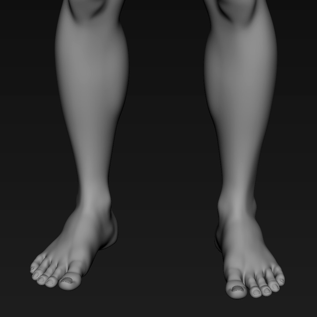 realistic male body character max