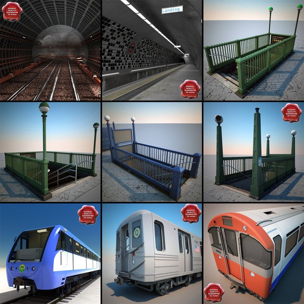 Collection Subway Car 3D Models for Download | TurboSquid