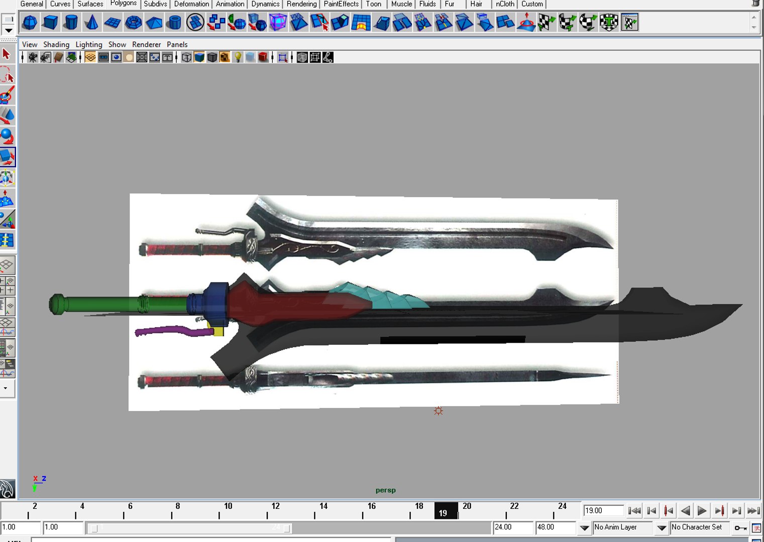 Sword Red Queen Obj