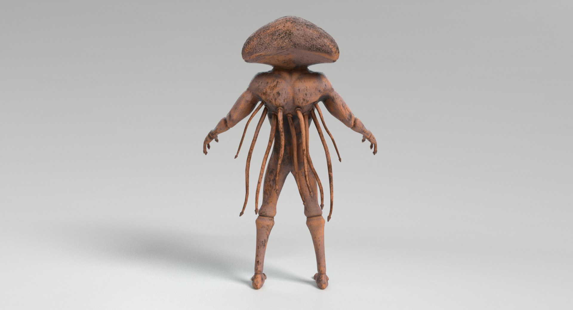 3d Sci-fi Alien Model