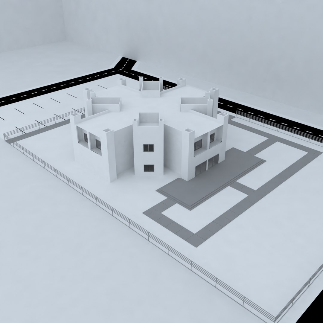3d Model Conference Complex