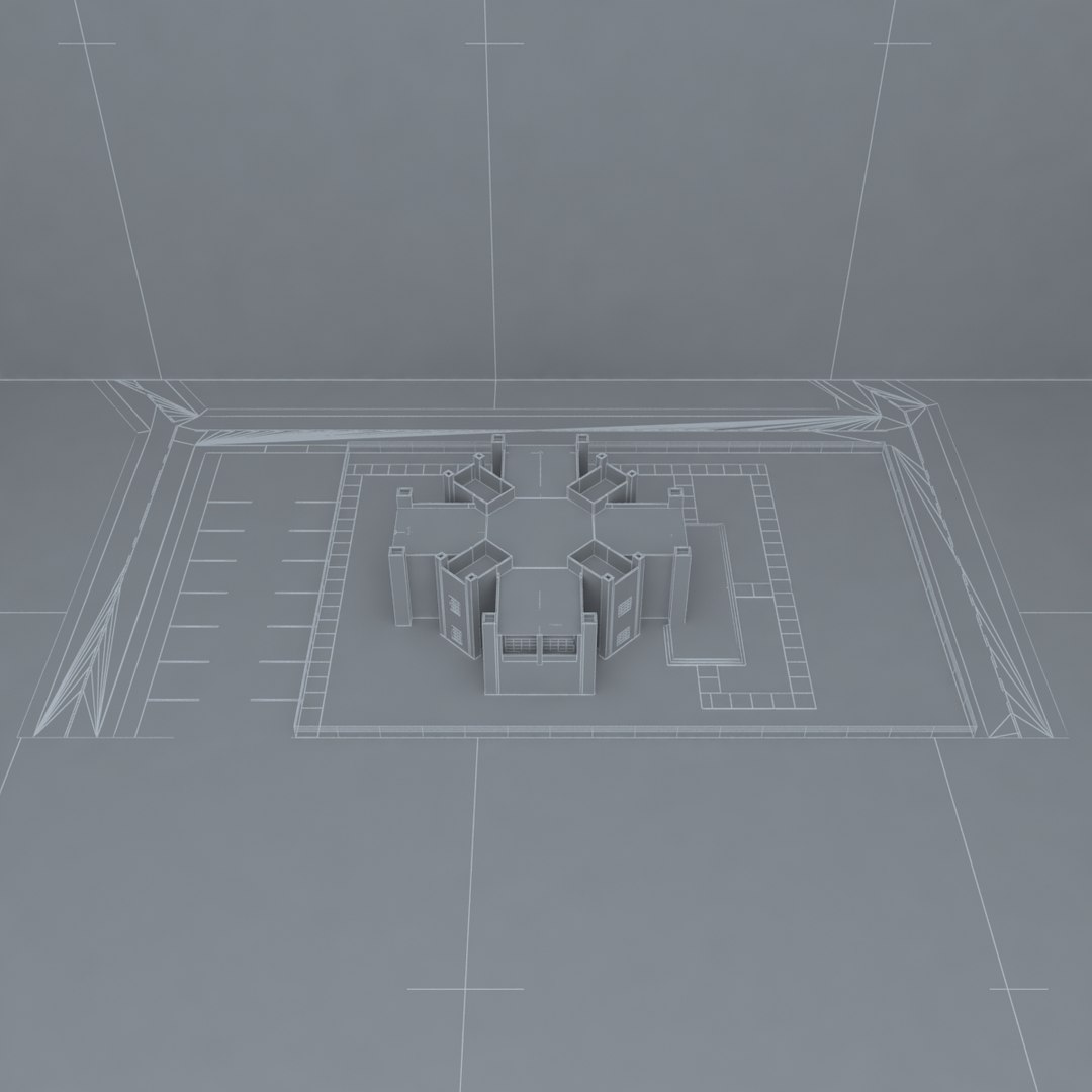 3d Model Conference Complex