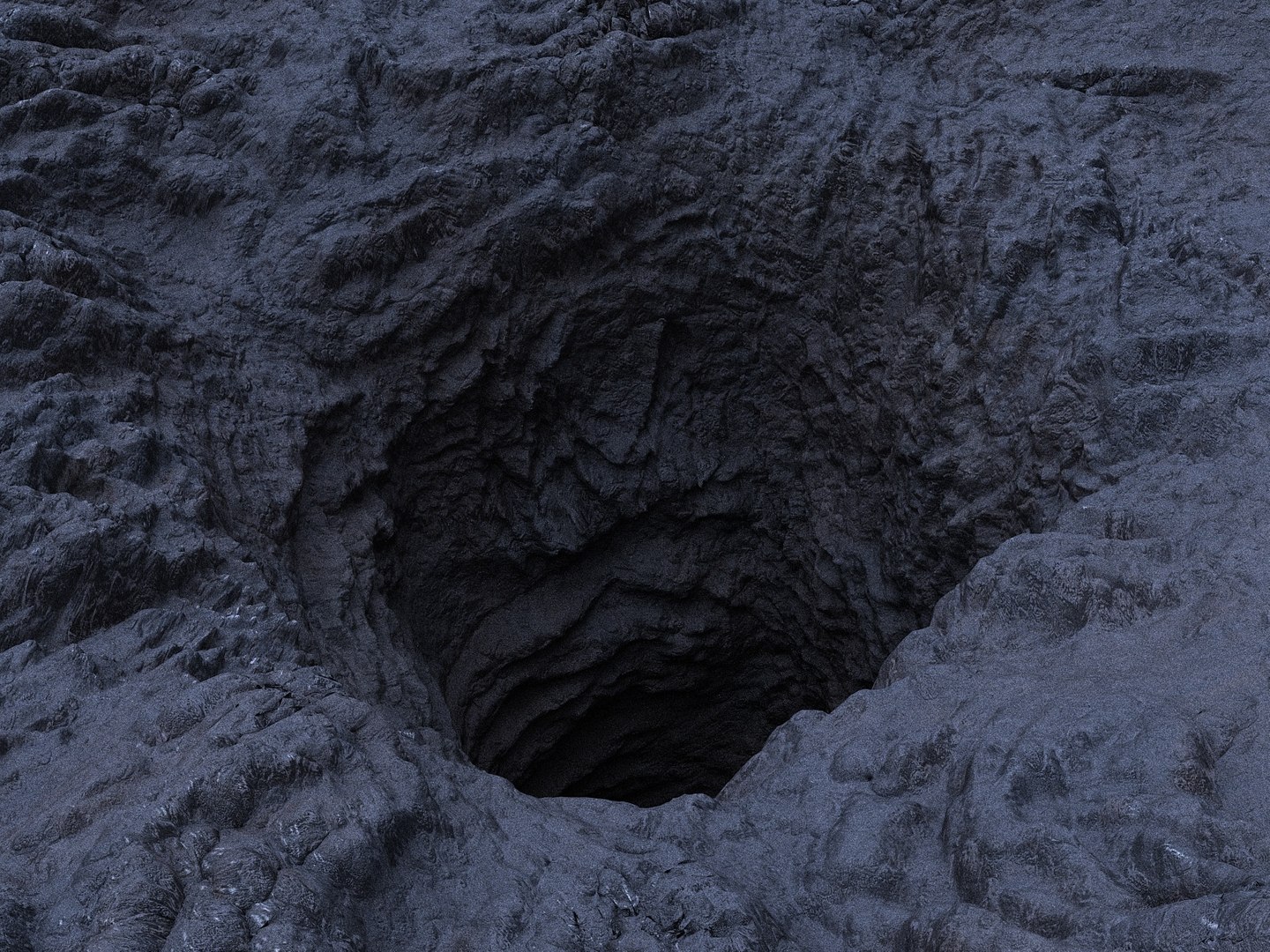 3D Ground Hole Cave - TurboSquid 1303706
