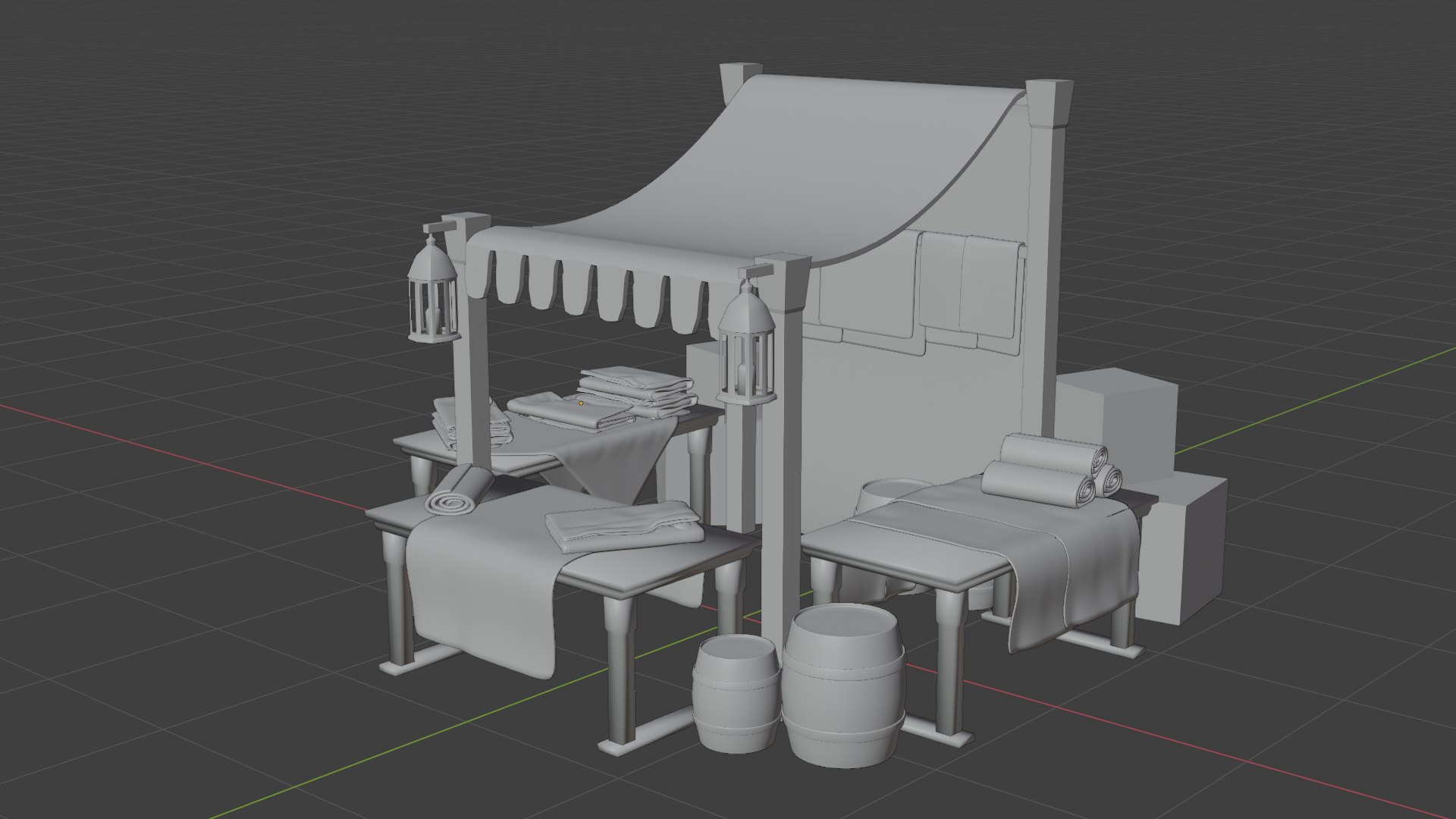 Fantasy Marketplace 3D Model - TurboSquid 1918447