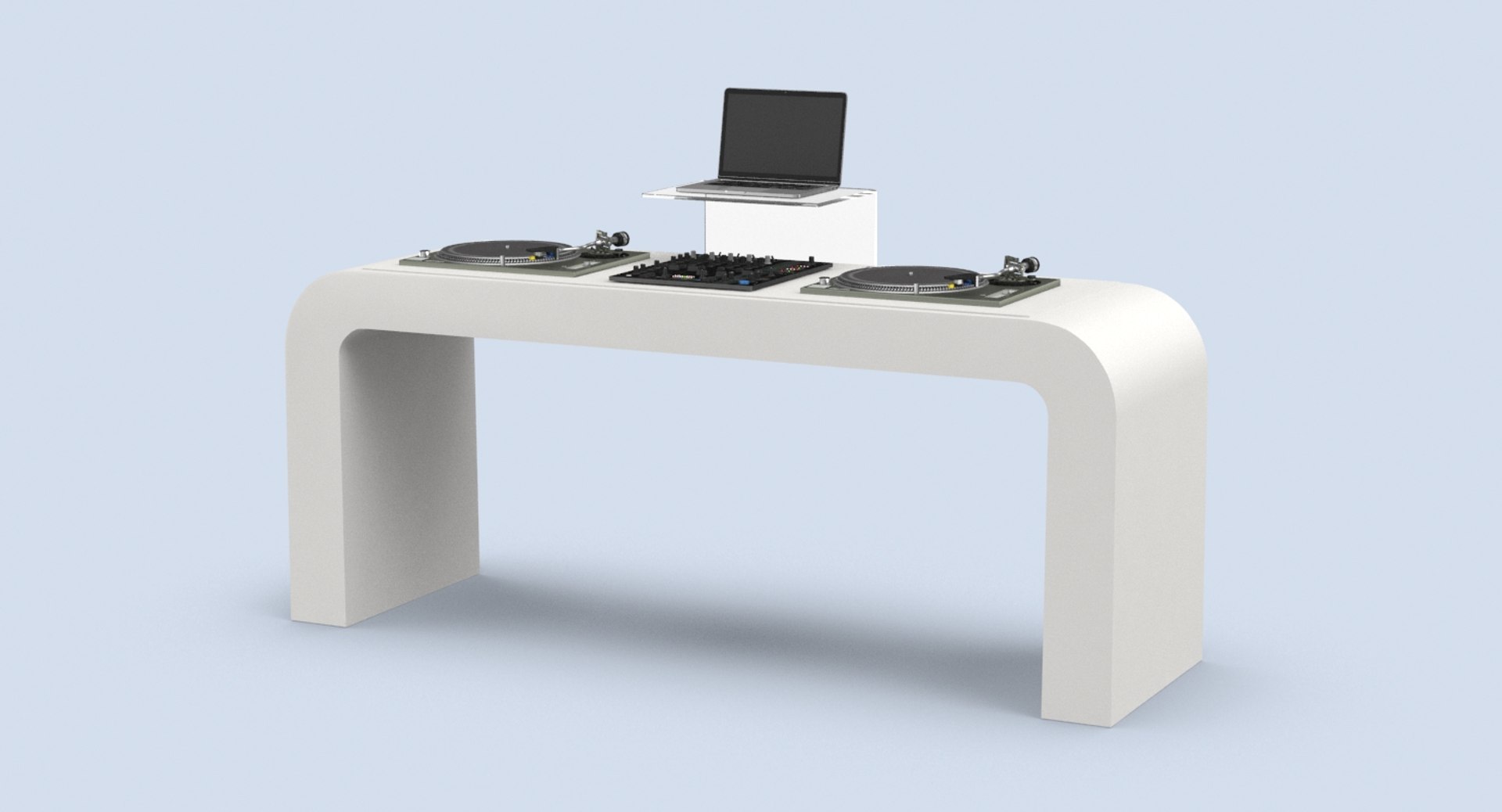 3D Dj-booth Model - TurboSquid 1226005