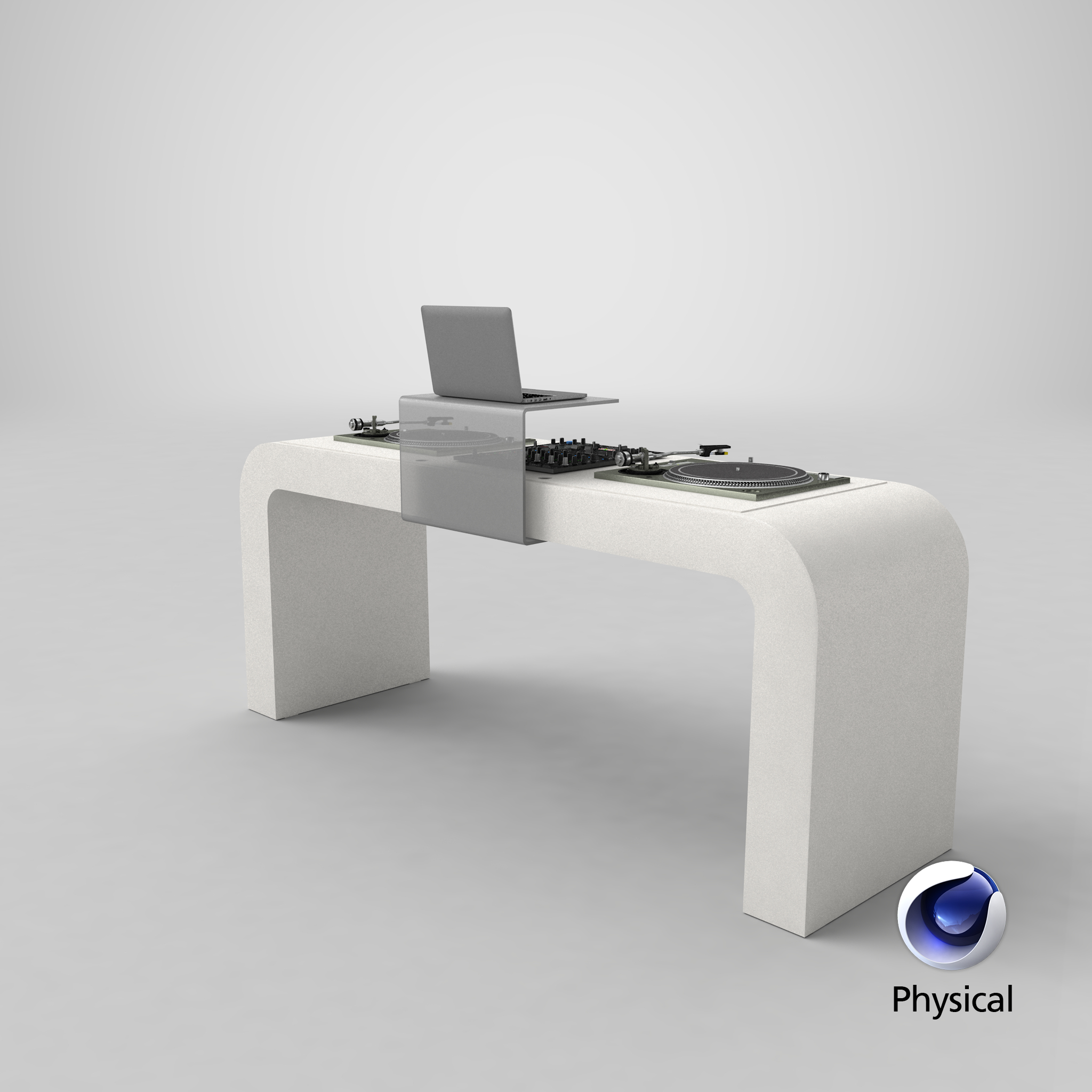 3D dj-booth model - TurboSquid 1226005