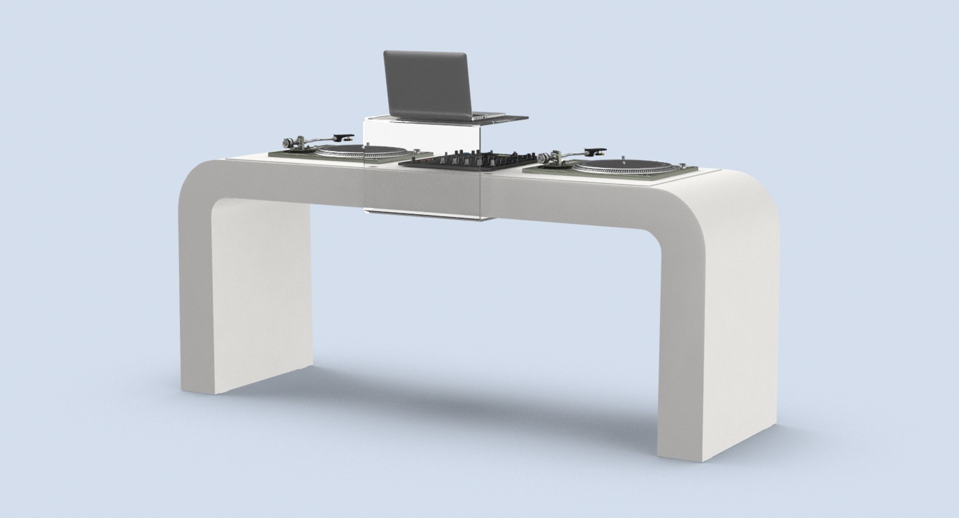 3D Dj-booth Model - TurboSquid 1226005