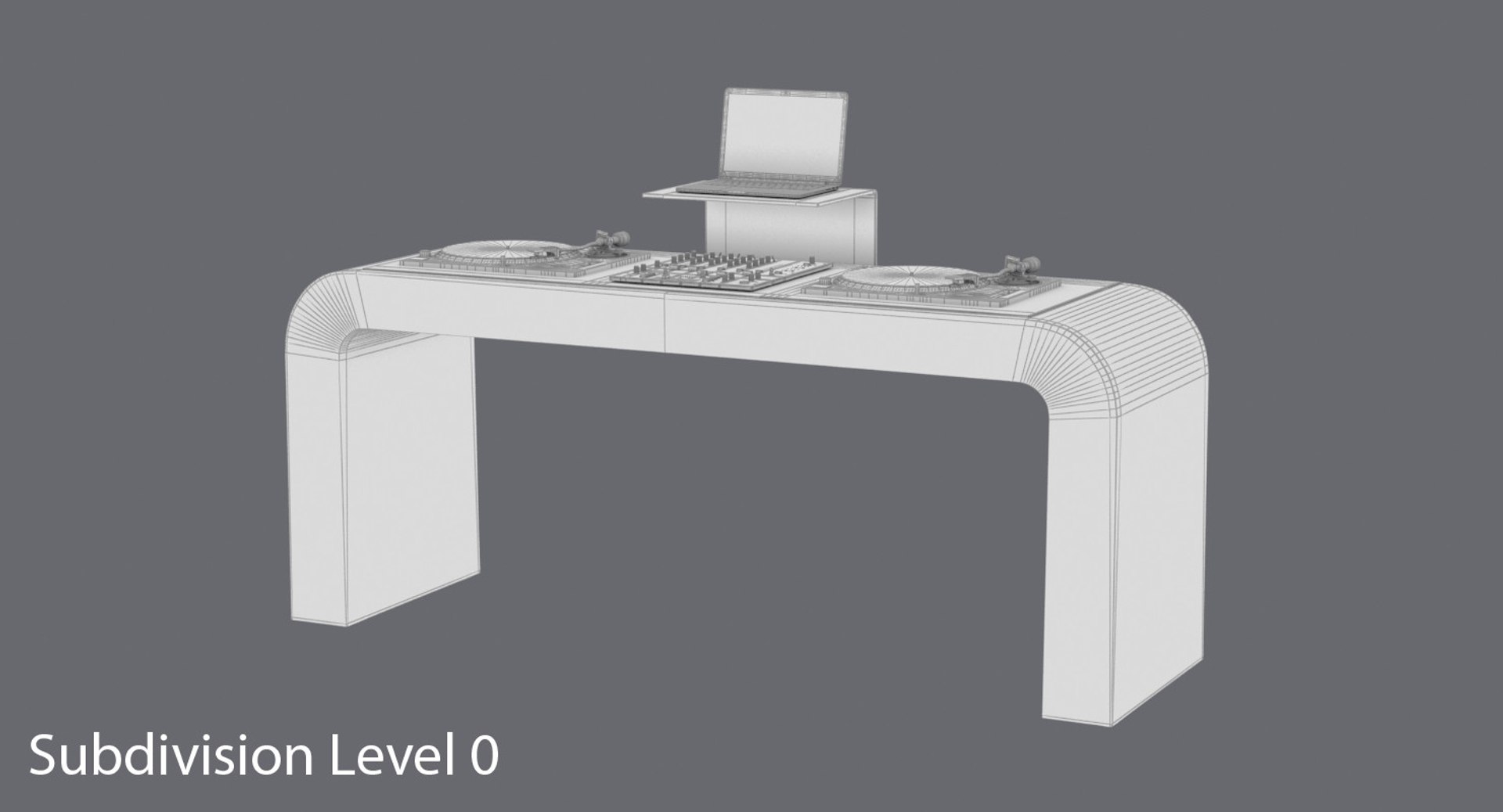 3D Dj-booth Model - TurboSquid 1226005