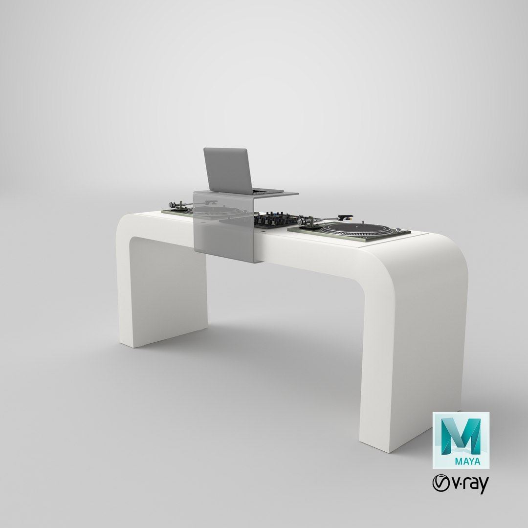 3D Dj-booth Model - TurboSquid 1226005