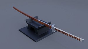 3D model samurai odachi - TurboSquid 1327783