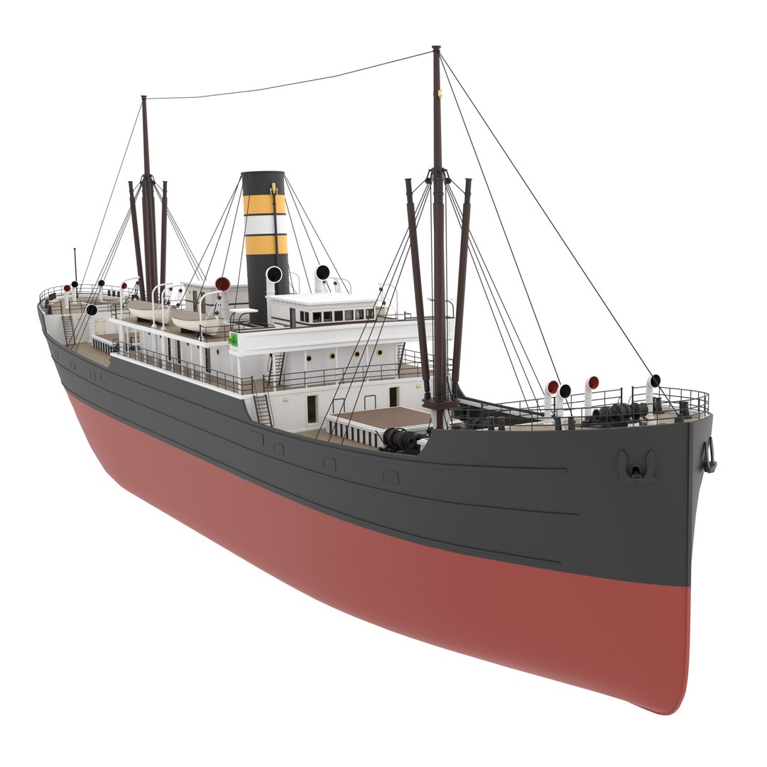 3D Steam Ship Model - TurboSquid 1724870