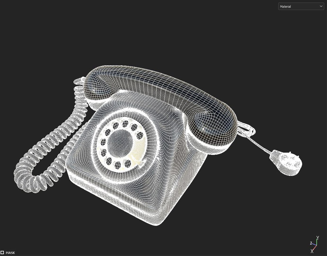 Vintage Telephone 3D Model - TurboSquid 2252829