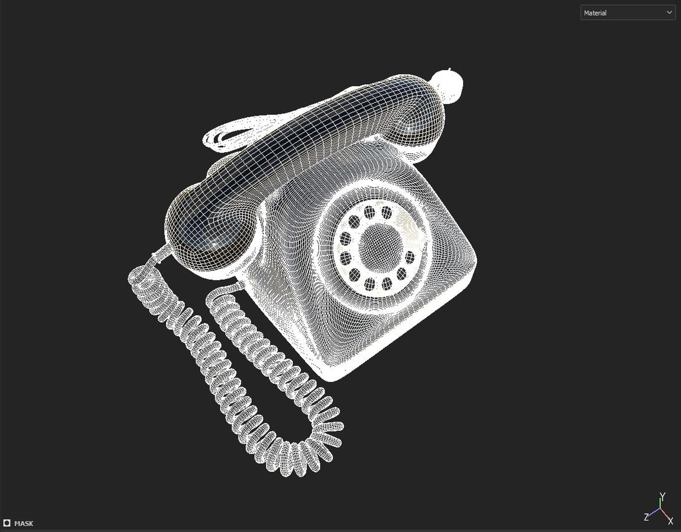 Vintage Telephone 3D Model - TurboSquid 2252829