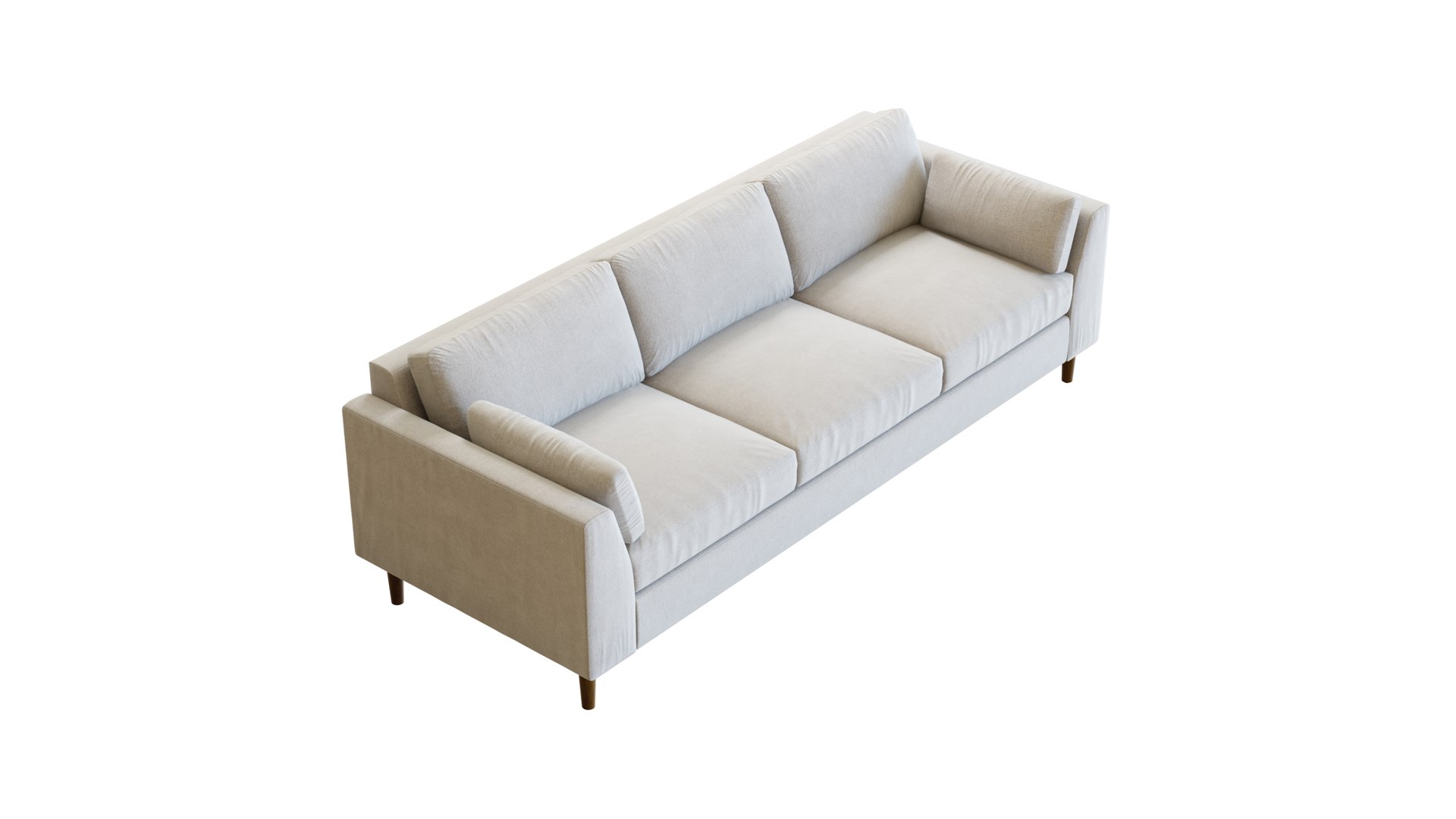 3D model CrateBarrel Avondale 98 in Sofa - TurboSquid 1955792