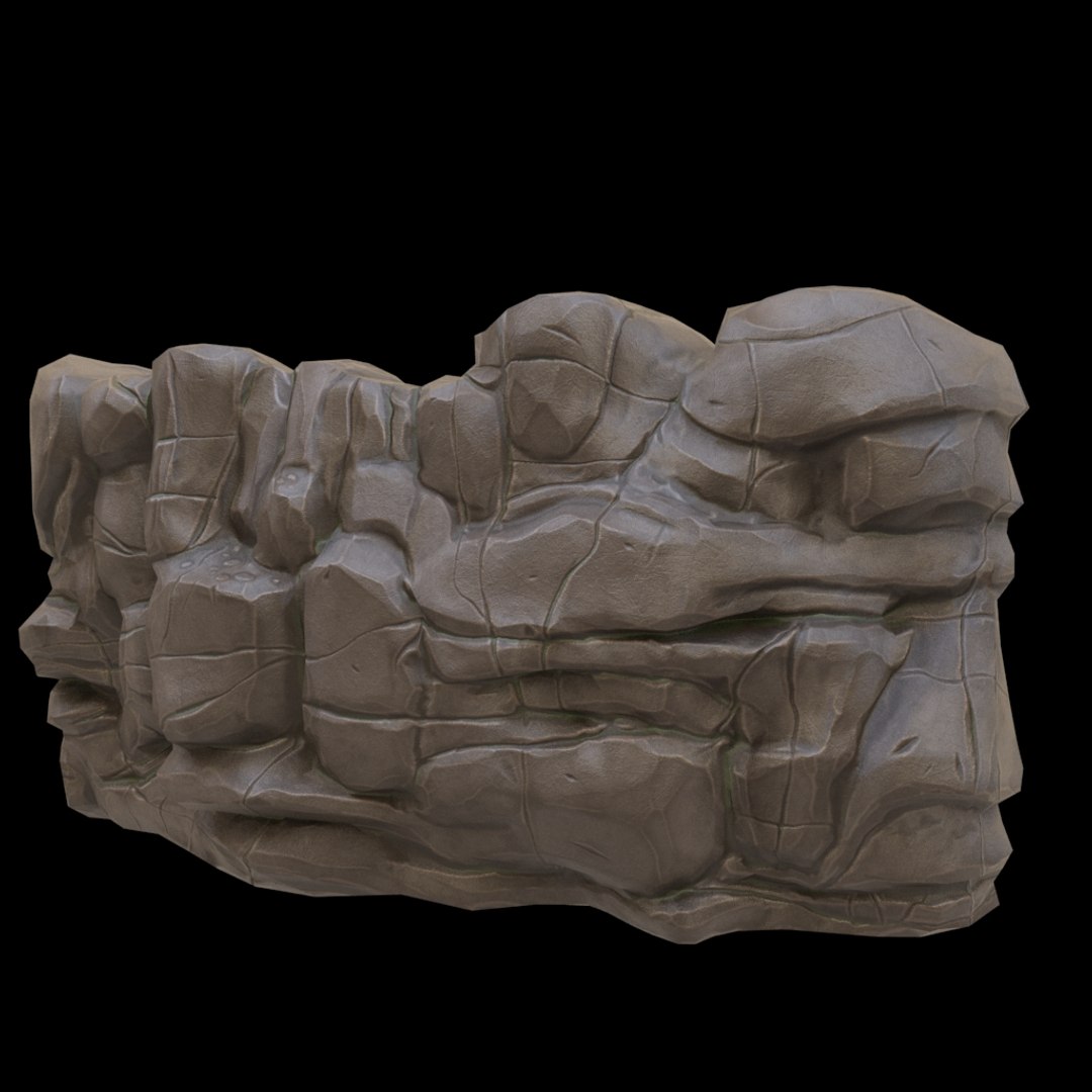 Cartoon Stone 3D Model - TurboSquid 1363527