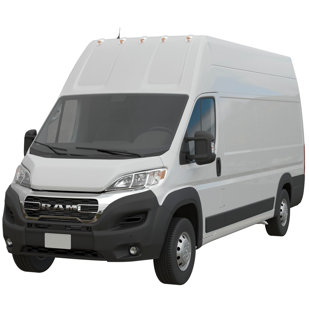 3D 2024 Ram ProMaster 3500 SLT CARGO VAN SUPER HIGH ROOF 159 WB EXT ...