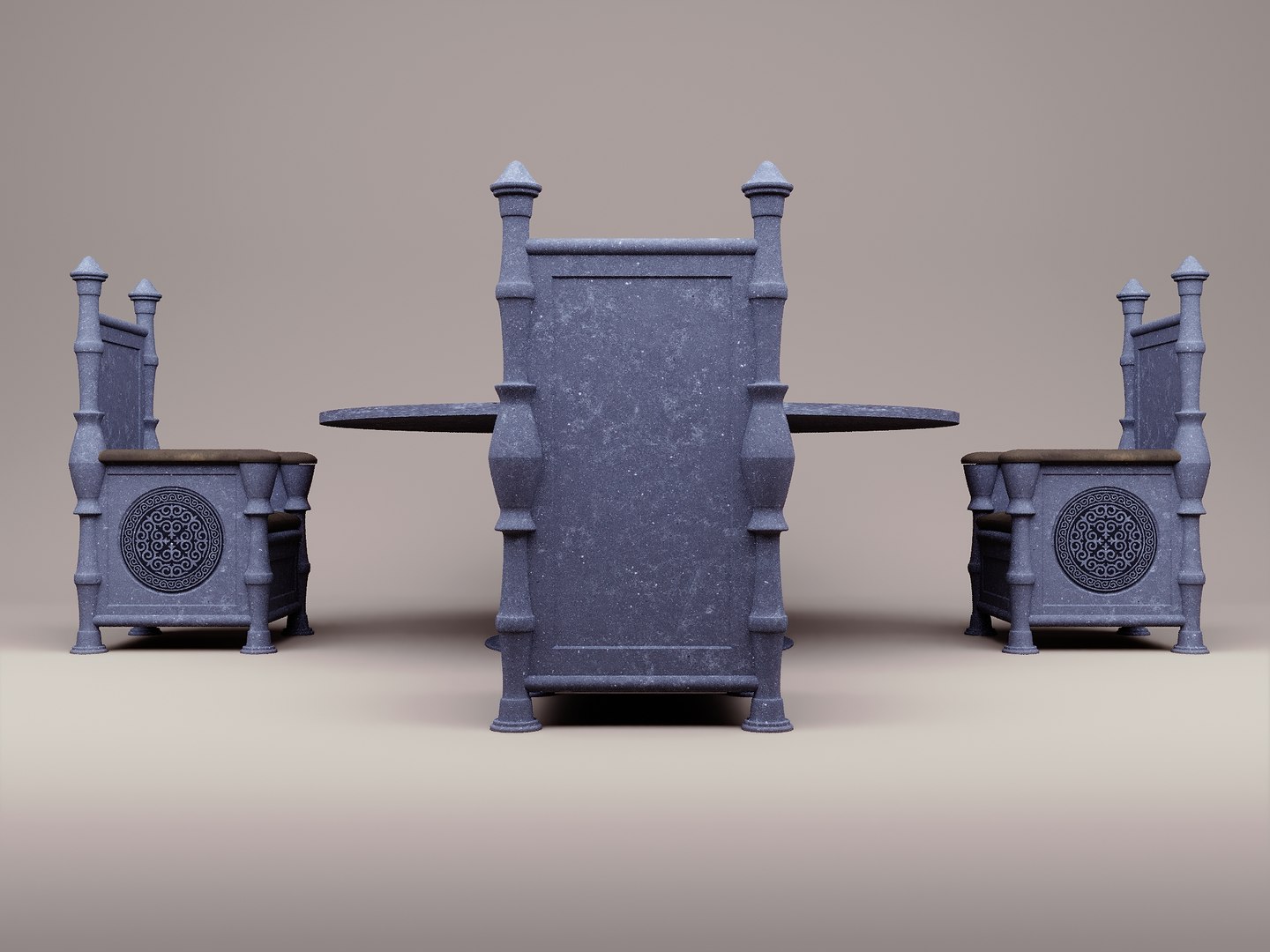 3D Model Fantasy Sci-fi Ancient Table - TurboSquid 2077547