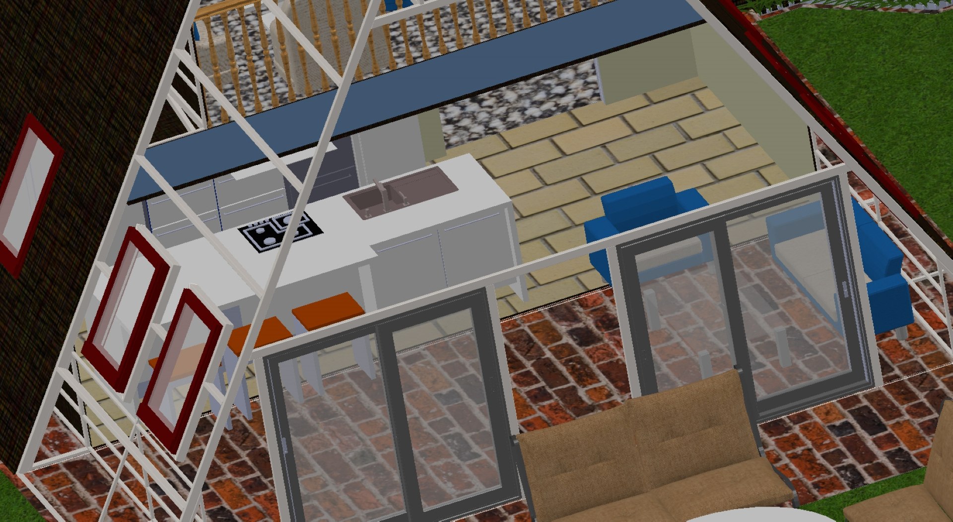 3D Model DUPLEX VILLA MANUFACTURED FROM PROFILE STEEL 155 SQUARE METERS ...