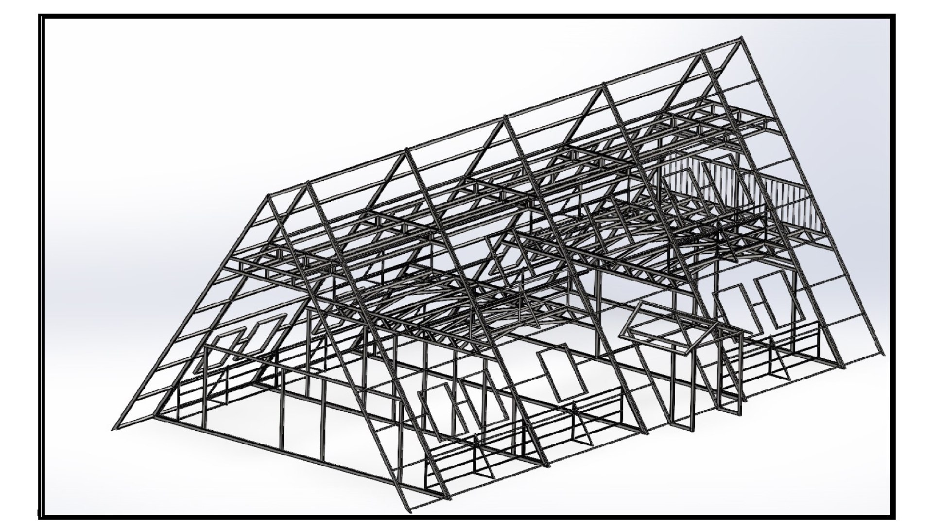 3D Model DUPLEX VILLA MANUFACTURED FROM PROFILE STEEL 155 SQUARE METERS ...