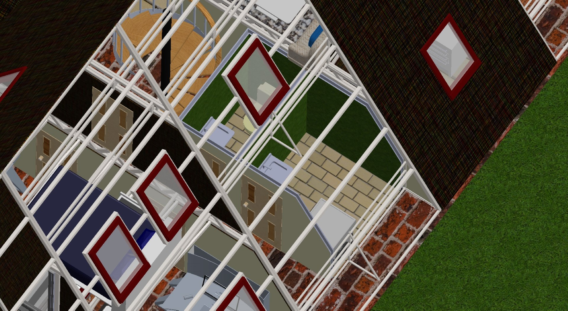 3D Model DUPLEX VILLA MANUFACTURED FROM PROFILE STEEL 155 SQUARE METERS ...