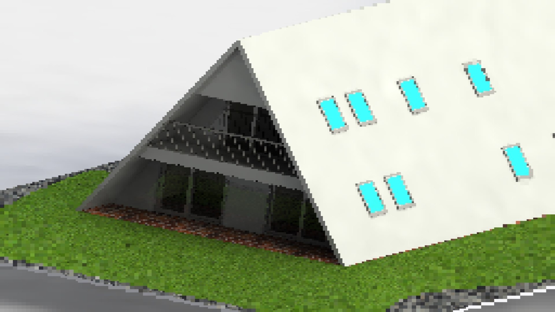 3D Model DUPLEX VILLA MANUFACTURED FROM PROFILE STEEL 155 SQUARE METERS ...