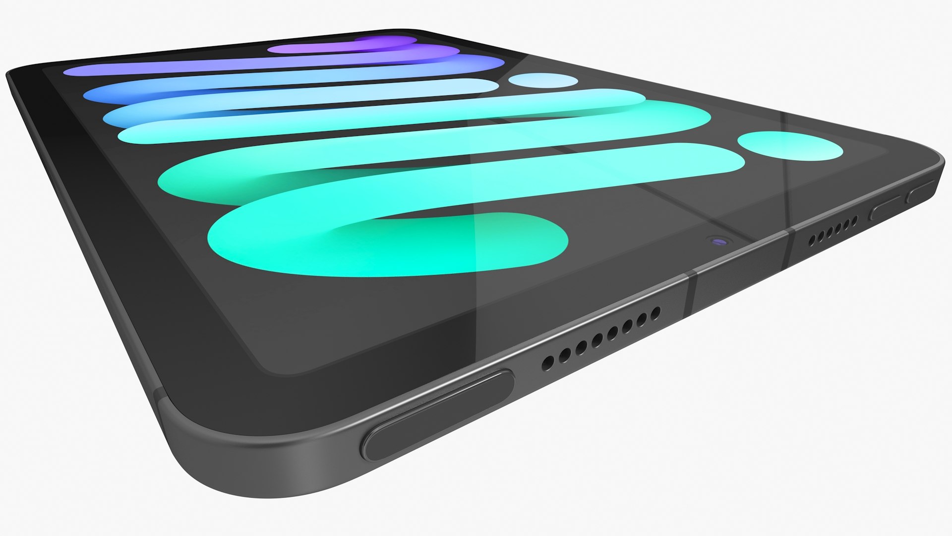 3D model Apple iPad mini 2021 6th gen WiFi and Cellular with Pencil ...