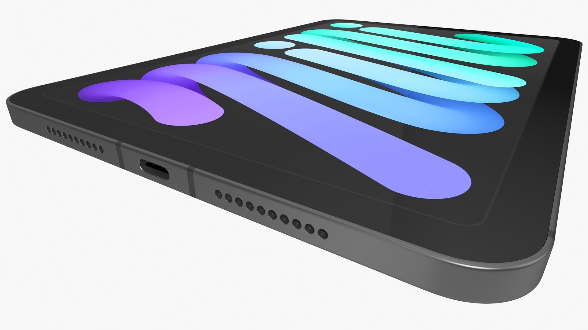 3D model Apple iPad mini 2021 6th gen WiFi and Cellular with Pencil ...