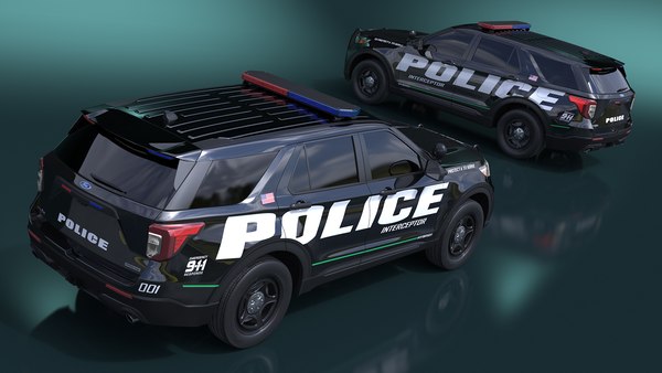 modelo 3d Ford Police Interceptor (solo exterior) - TurboSquid 2381242