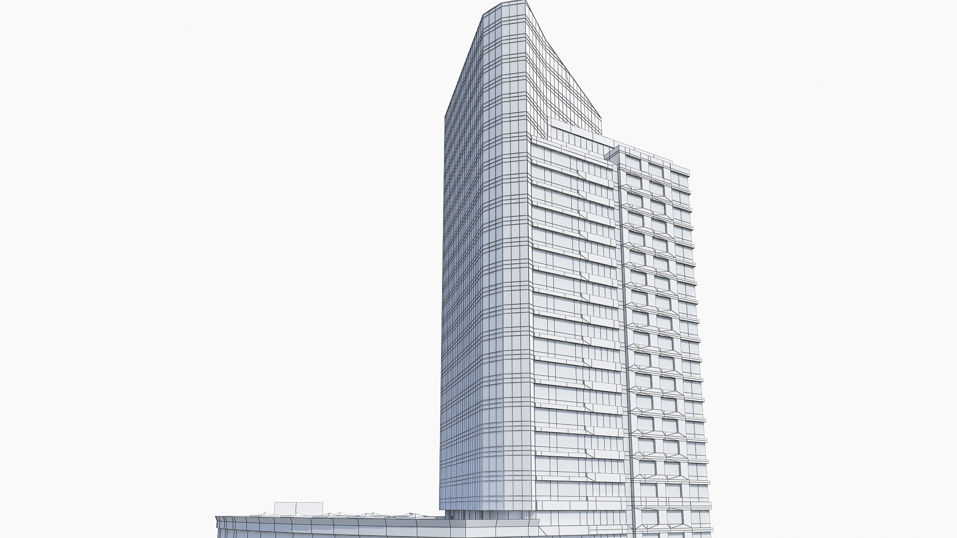 2 Buildings 3D Model - TurboSquid 1360622