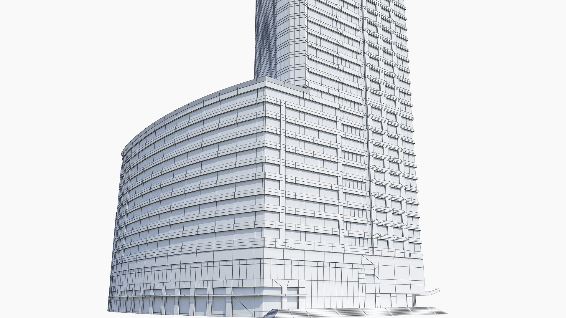 2 Buildings 3D Model - TurboSquid 1360622