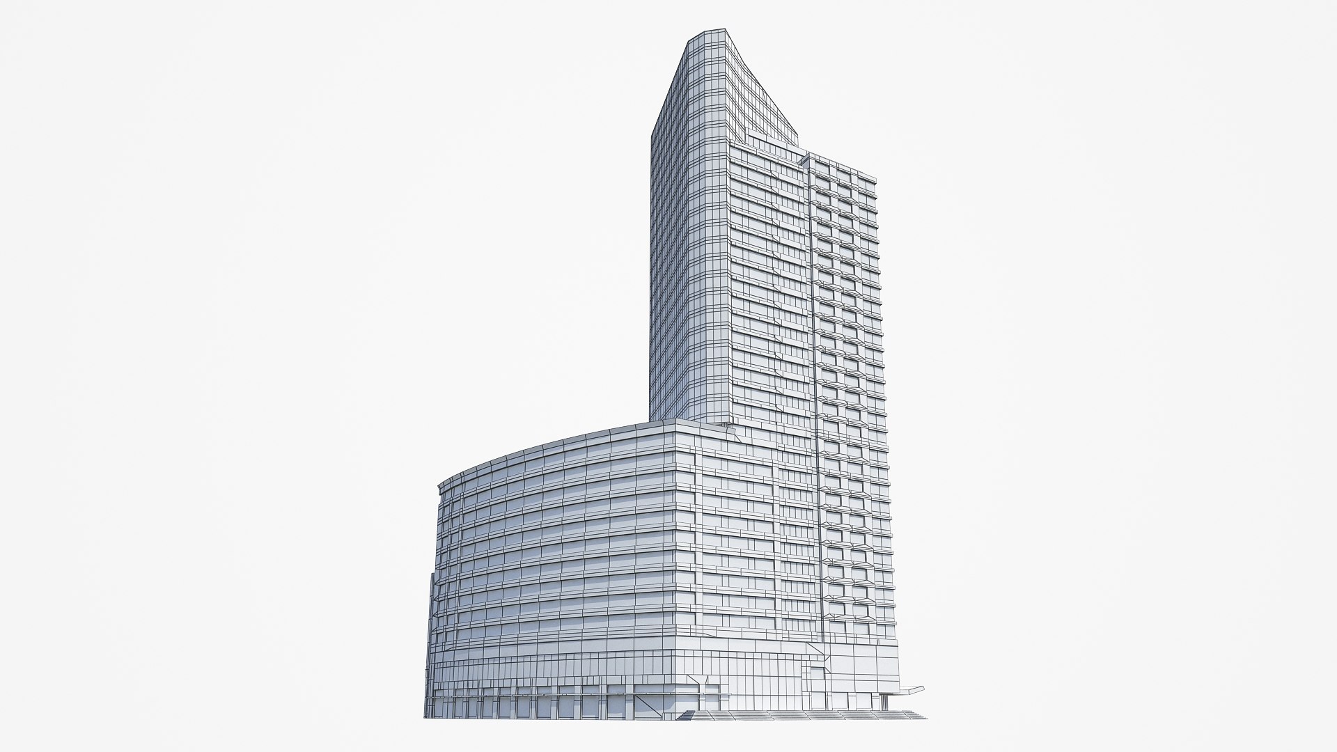 2 Buildings 3D Model - TurboSquid 1360622