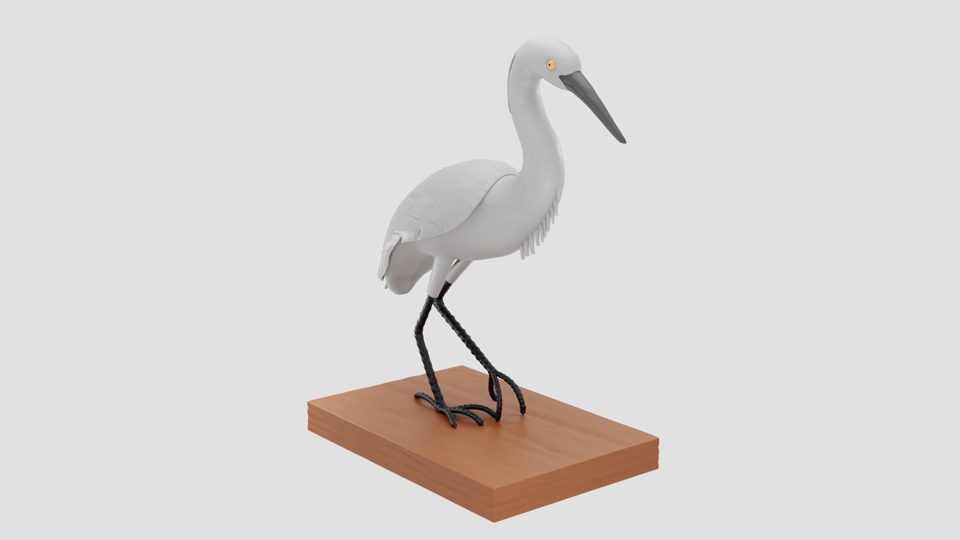 3D Herons Sculpture HS02 - TurboSquid 2376693