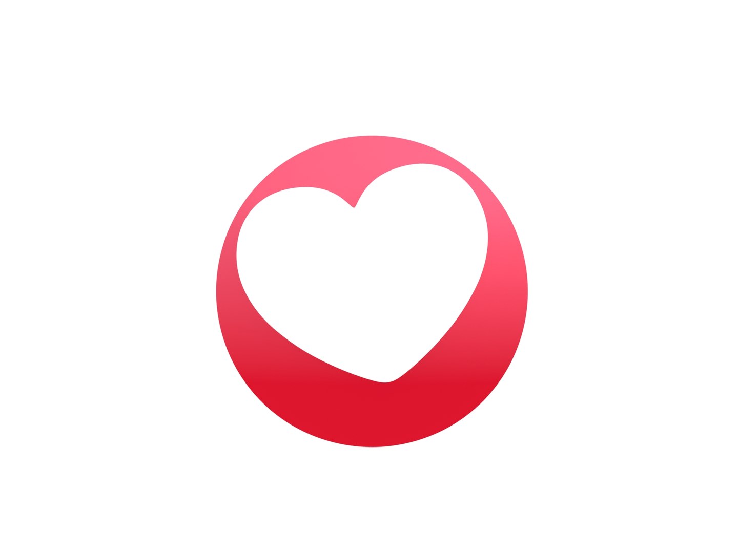 3D Model Facebook Love Reaction Button - TurboSquid 1417766