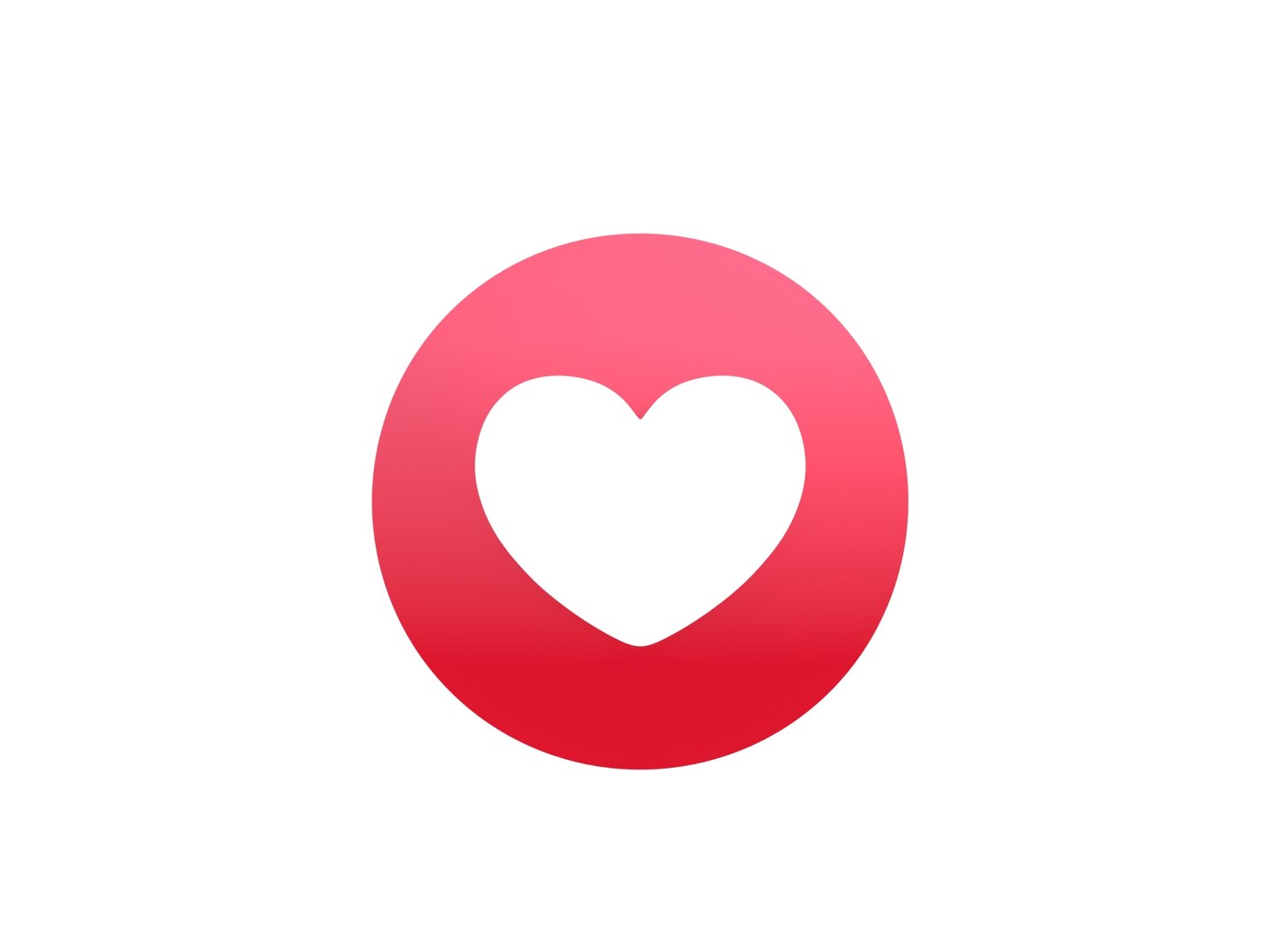 3D Model Facebook Love Reaction Button - TurboSquid 1417766