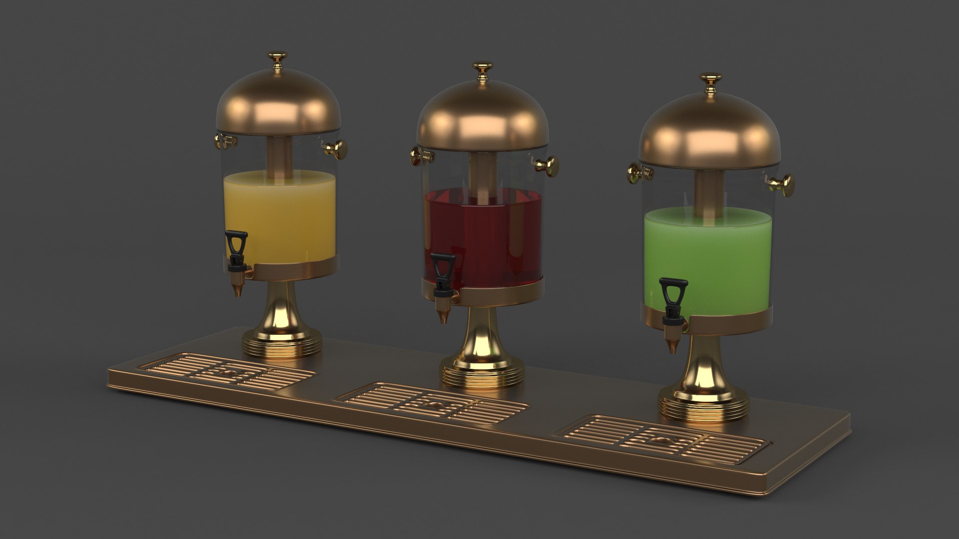 Juice Dispenser 3D Model - TurboSquid 2105369