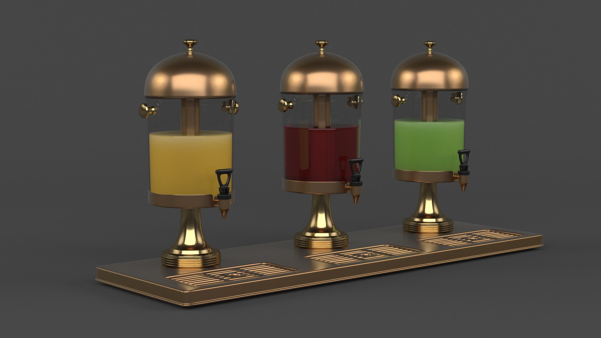 Juice Dispenser 3D Model - TurboSquid 2105369