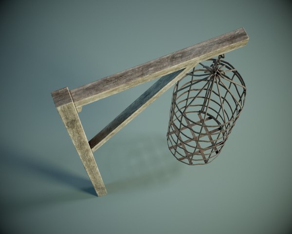 modelo 3d Jaula medieval pbr - TurboSquid 1120359