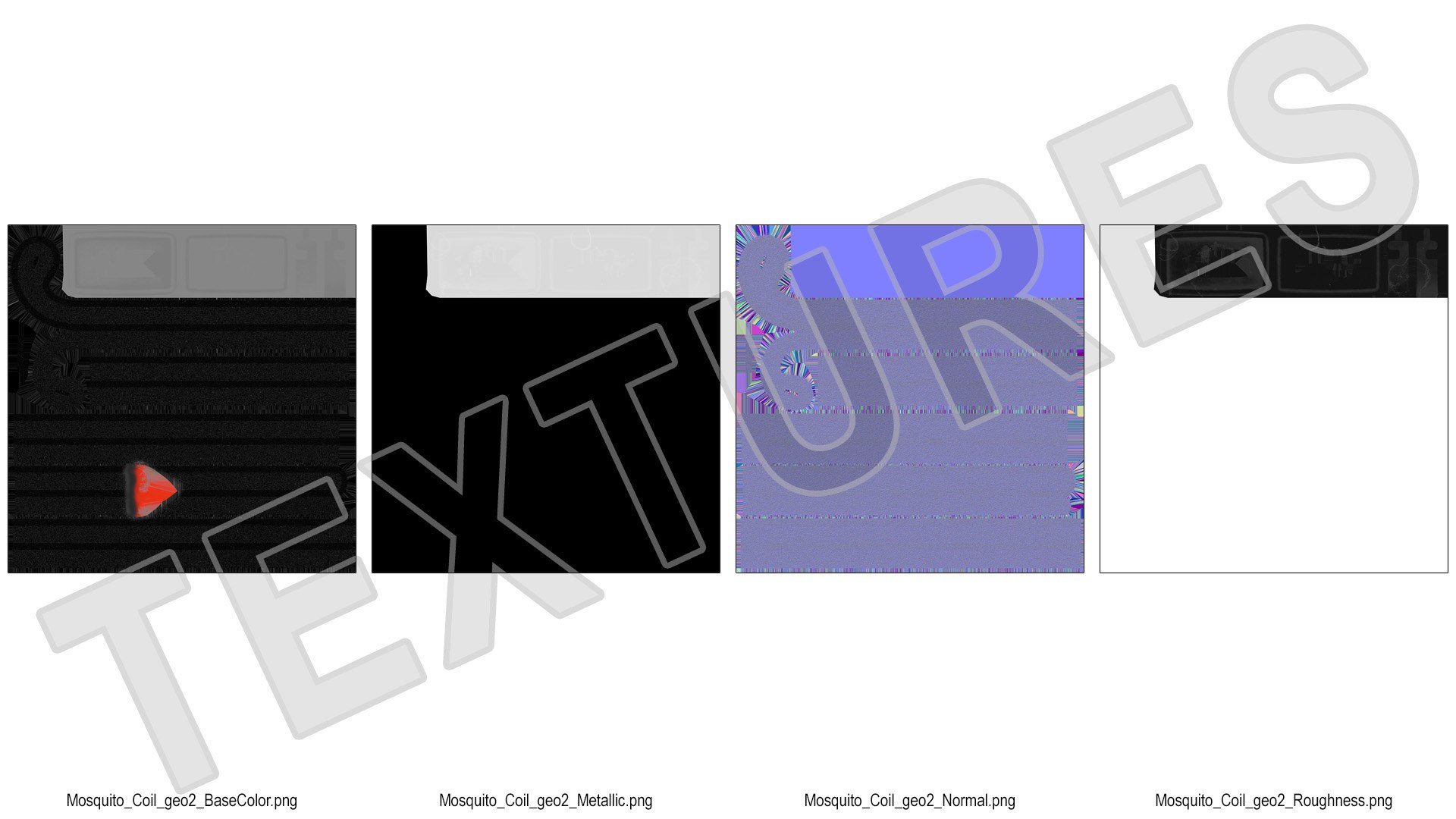 3D Burning Insect Repellent Coil Black - TurboSquid 2418015