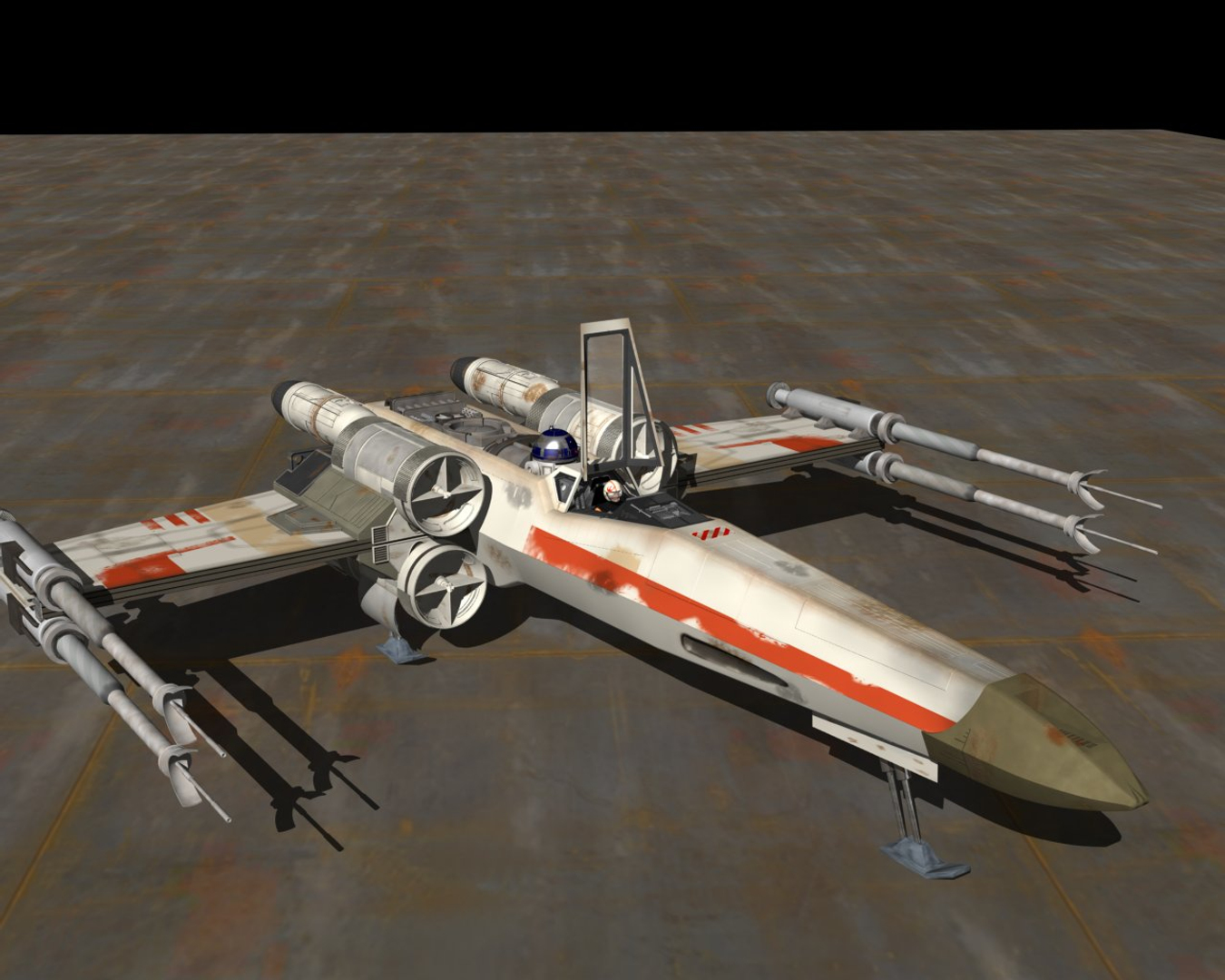 modelo 3d Incom T65 X-Wing Starfighter gratis - TurboSquid 1058992