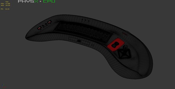 3d model mouse keyboard board