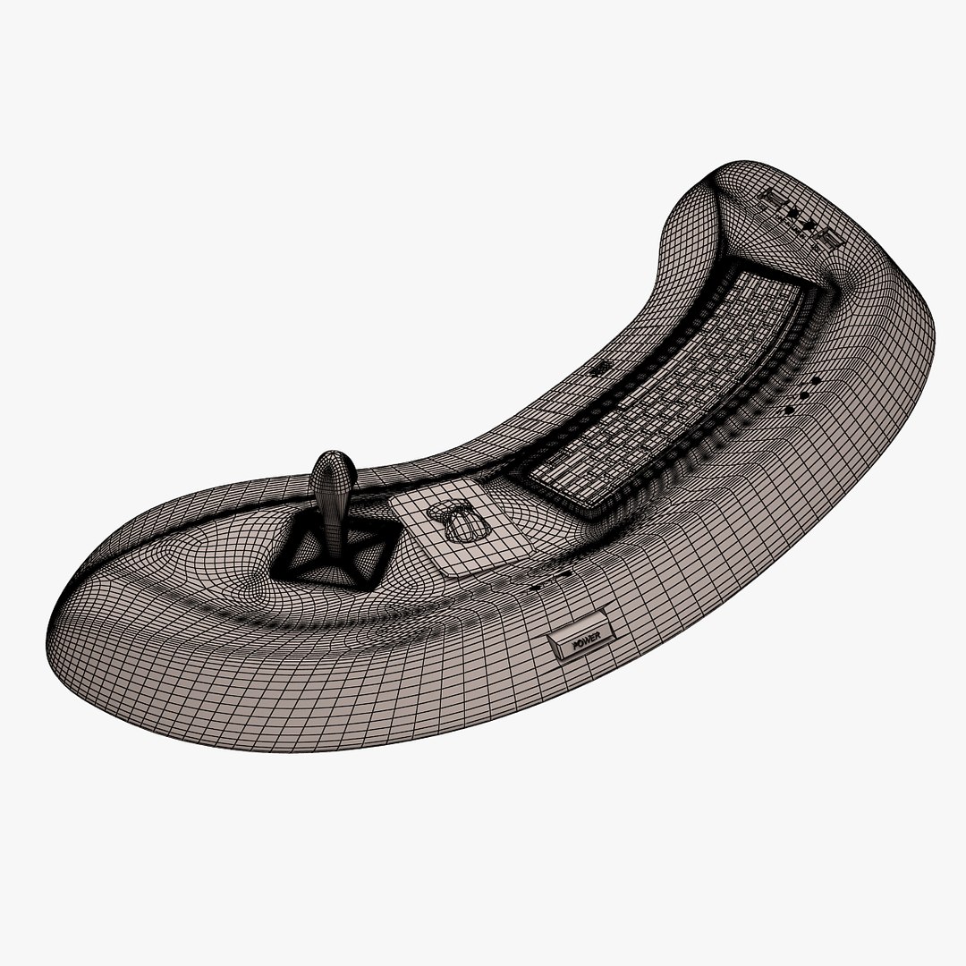 3d Model Mouse Keyboard Board