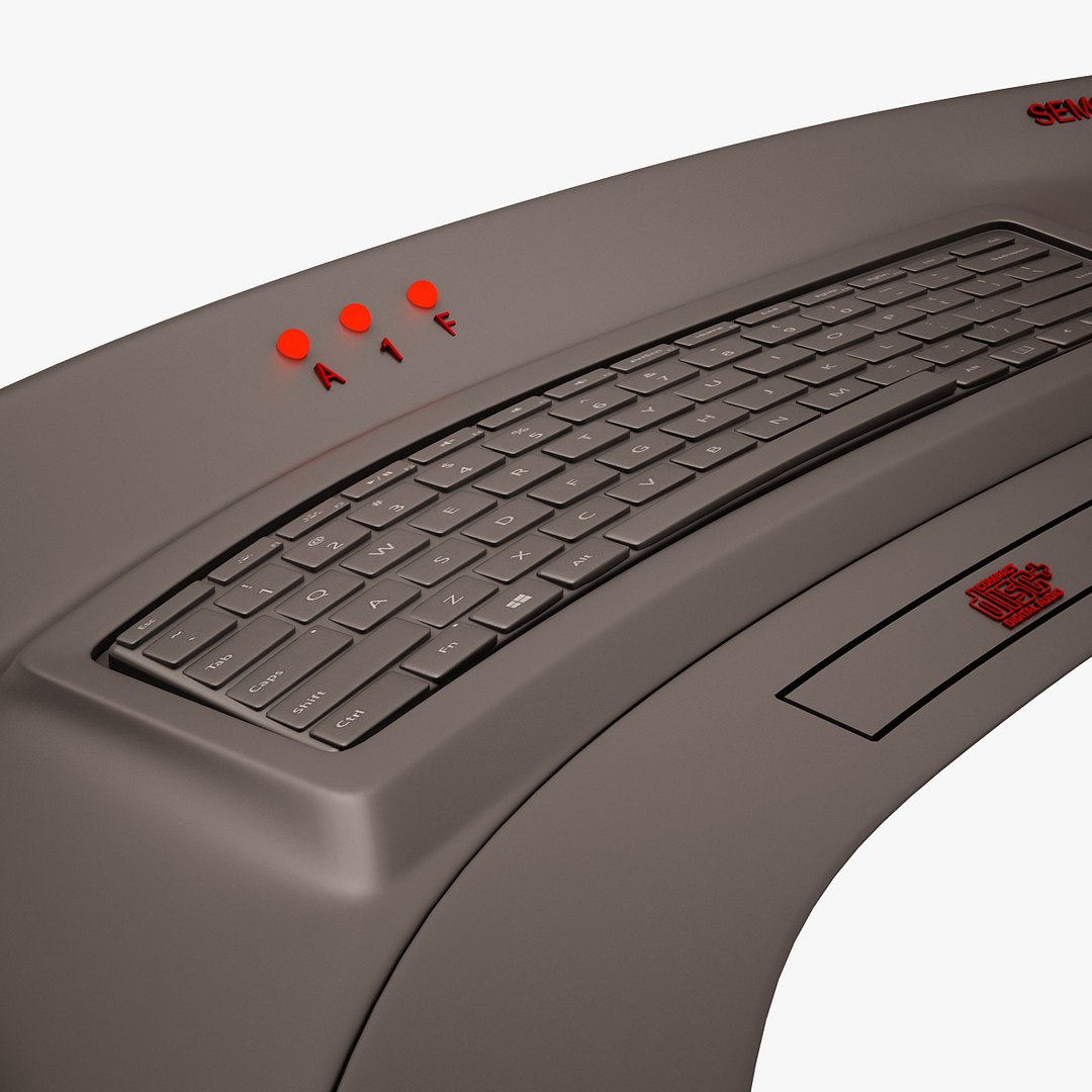 3d Model Mouse Keyboard Board