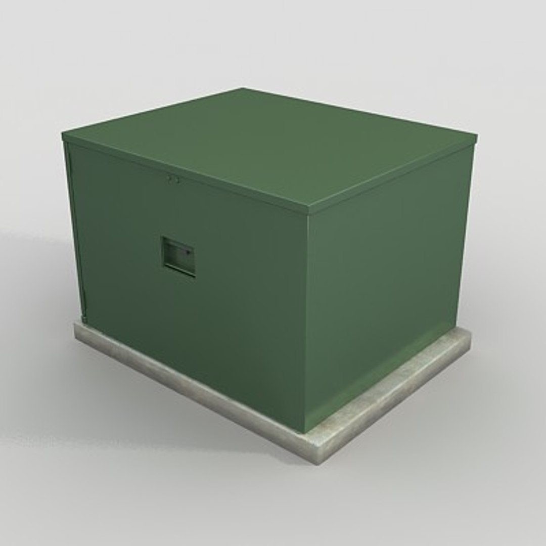 3d Model Of Electrical Box 3