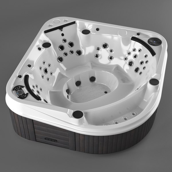 3D Jacuzzi Virtus Hot Tub with Water - TurboSquid 1726060