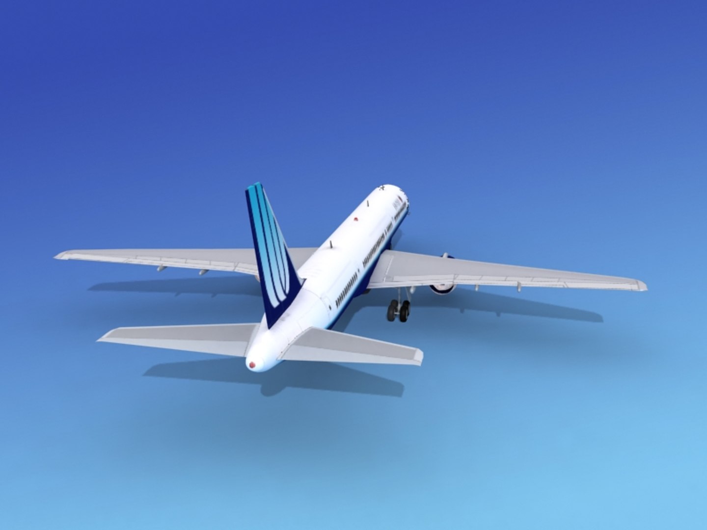 3d Airline Boeing 757 757-200