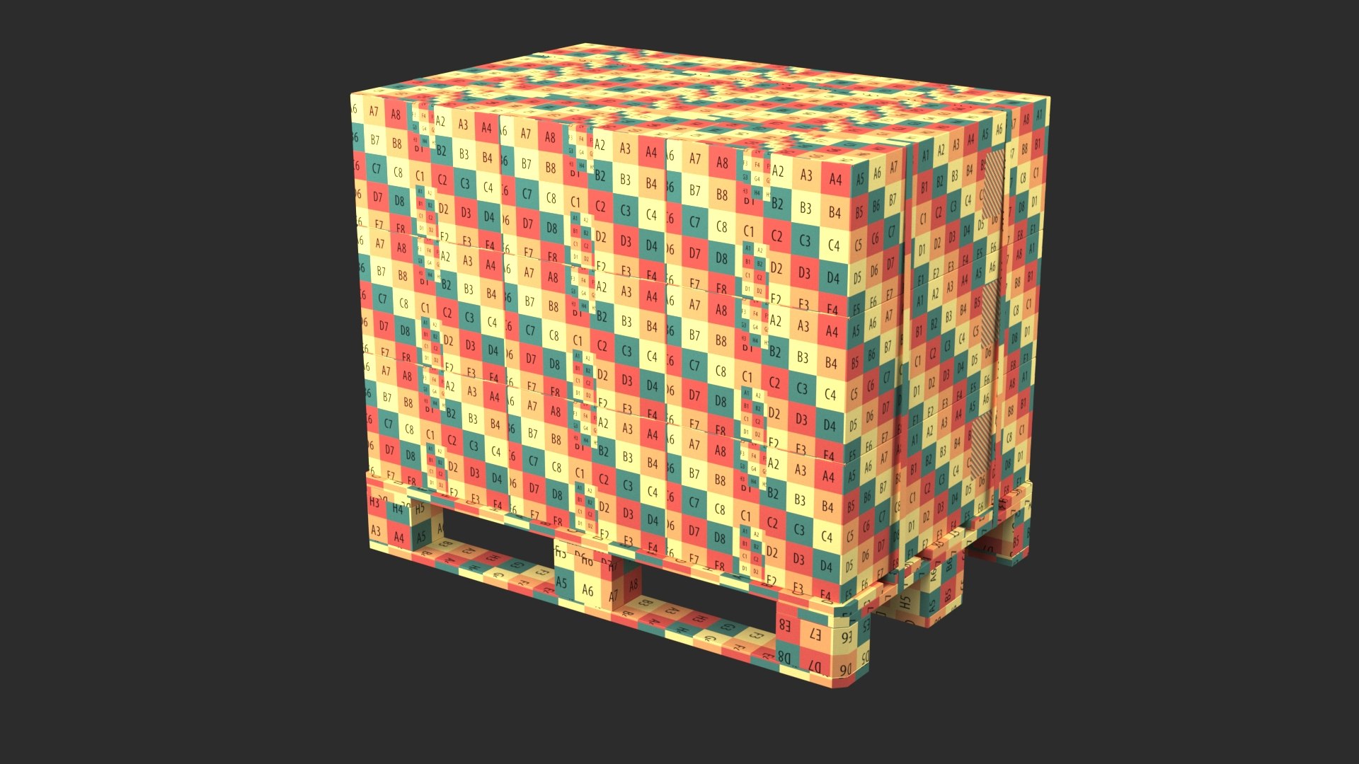 Pallet With Boxes Model - TurboSquid 1991153