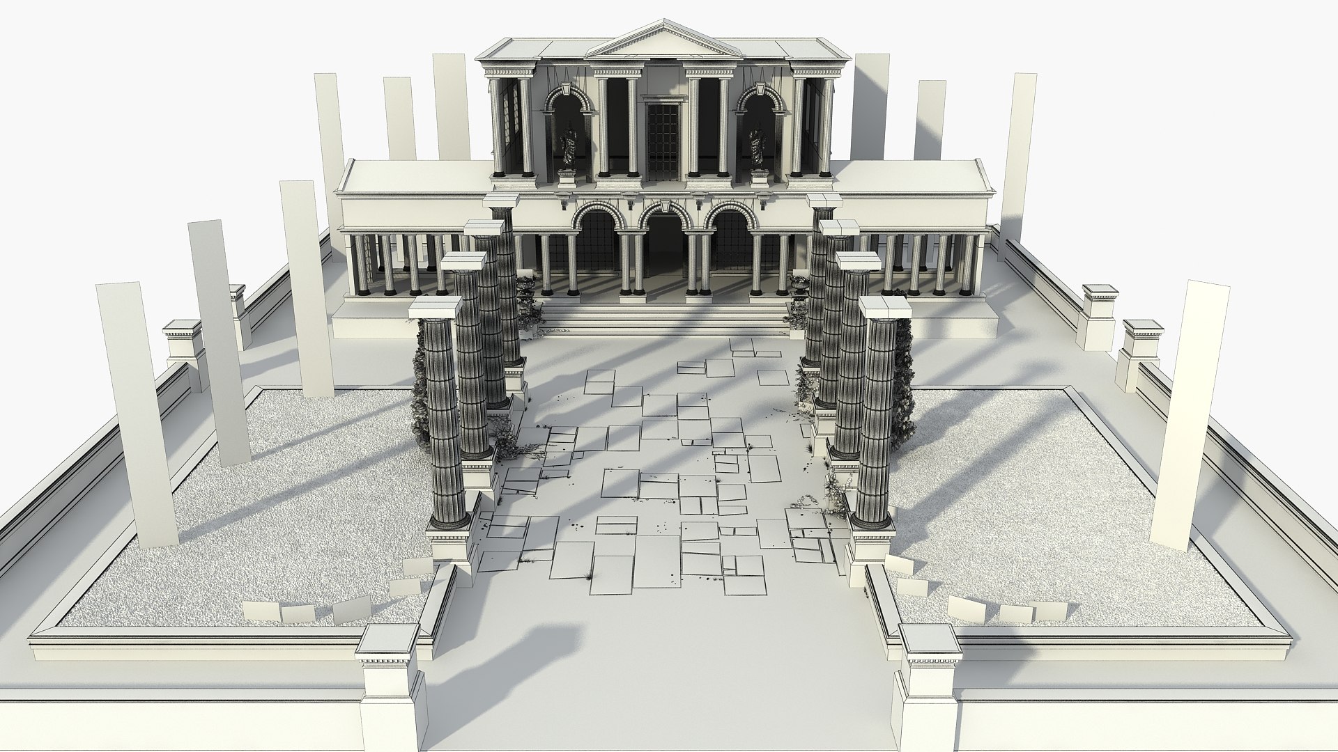 Ancient Greek Scene 4 3D - TurboSquid 2063775